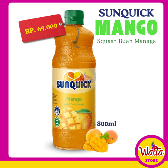 Jual Sunquick Mango Jumbo 800 ml (PUASA SEGER) | Shopee Indonesia