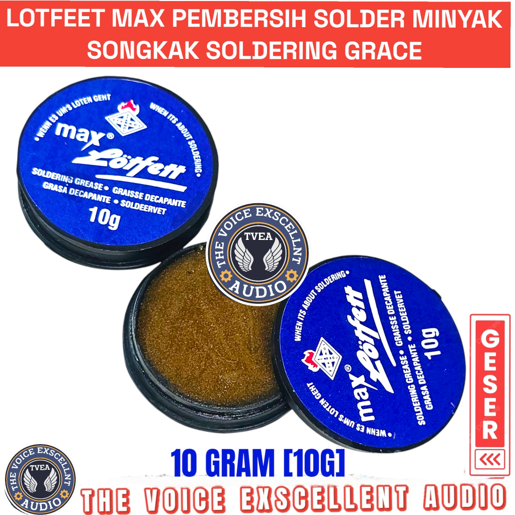 Jual Lotfett 10g MAX Soldering Grease Pasta Solder Minyak Solder Lotfet ...