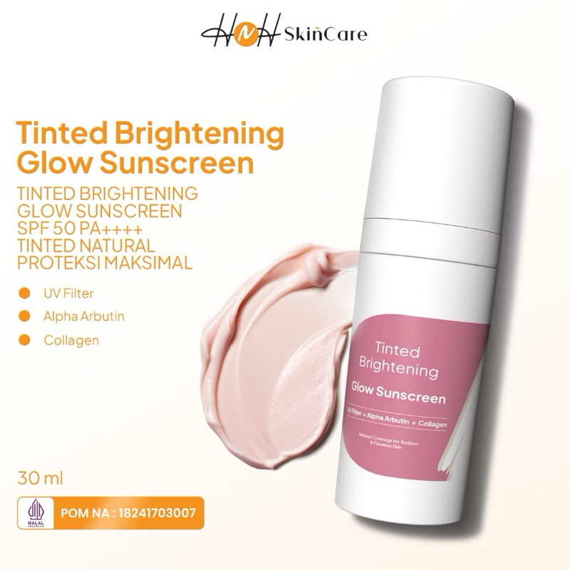 Jual HNH TINTED BRIGHTENING GLOW SUNSCREEN SPF 50 PA++++ | Shopee Indonesia