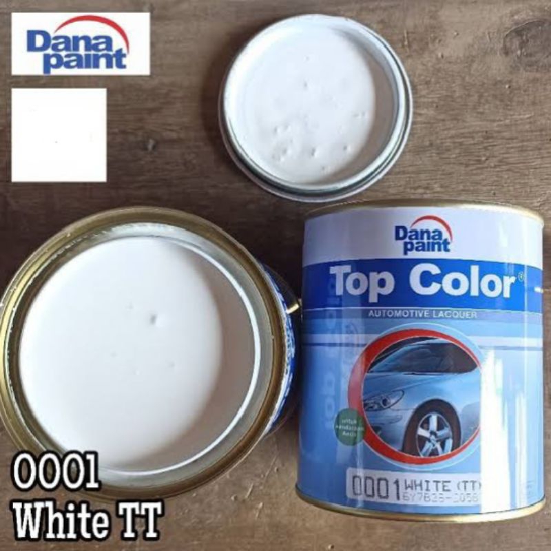 Jual Cat Putih White TT Top Color Danapaint Cat Duco Mobil Sepeda Motor ...