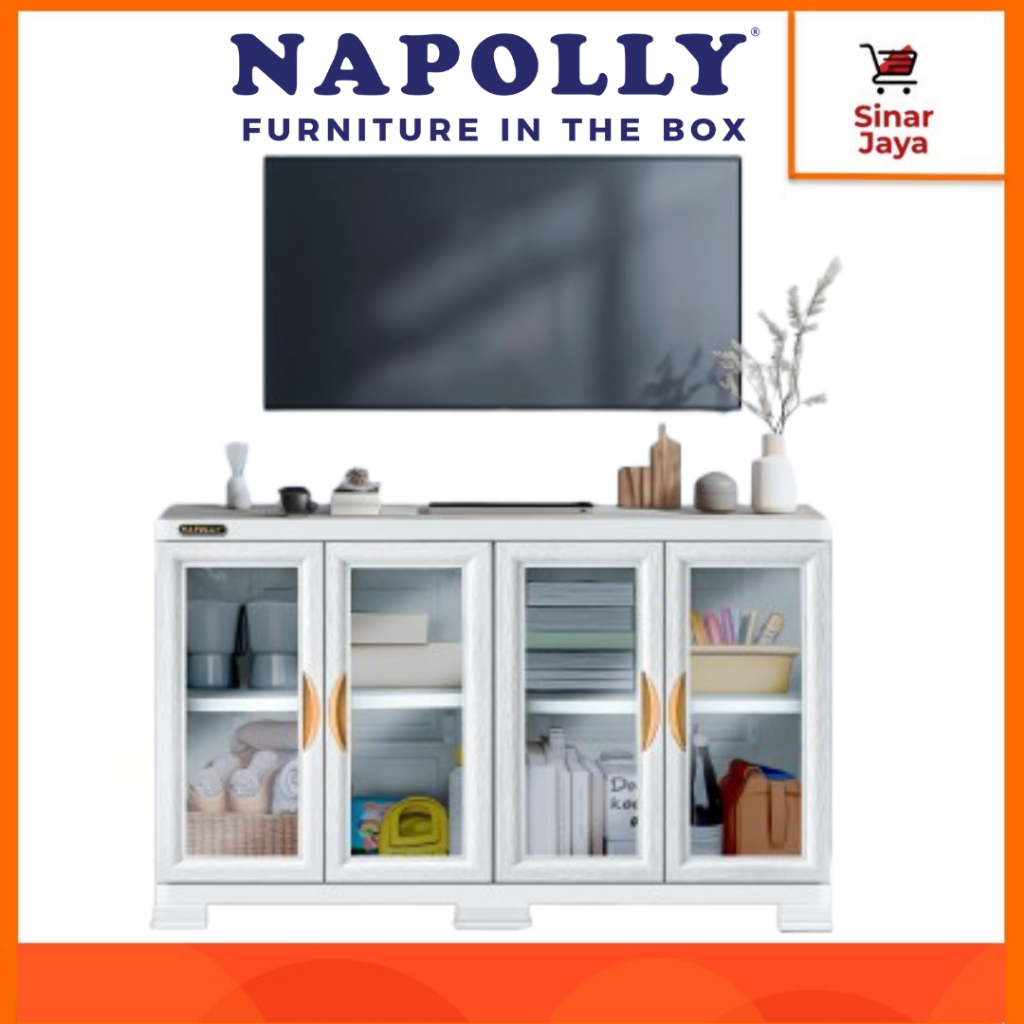 Jual NAPOLLY Cabropet 27R, 37R, 47R Lemari Bupet / Meja TV / Rak TV Plastik / Lemari Penyimpanan ...