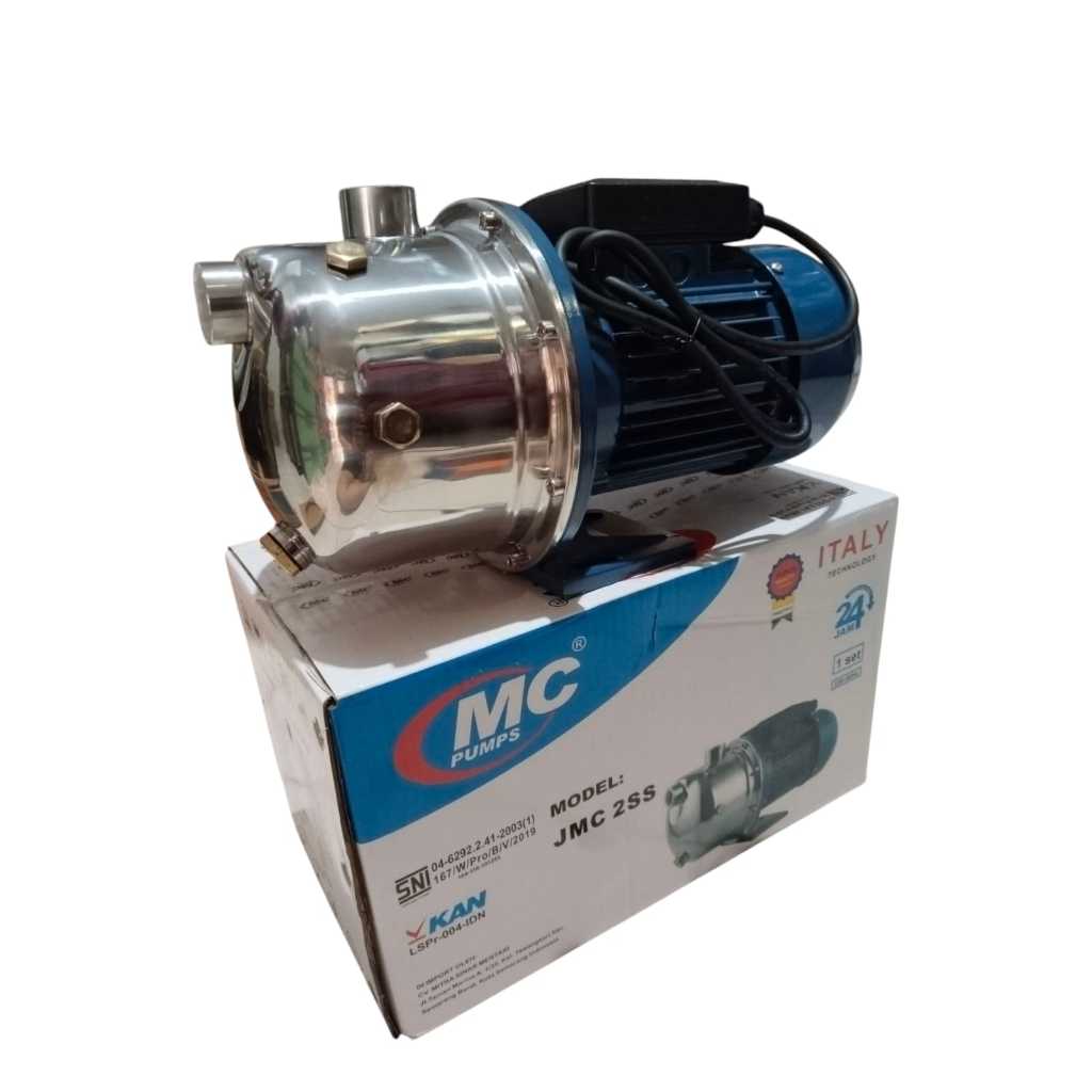 Jual Pompa Air Nasional MC JMC 2SS/Semi Jet Stainlis MC PUMP JMC 2SS ...