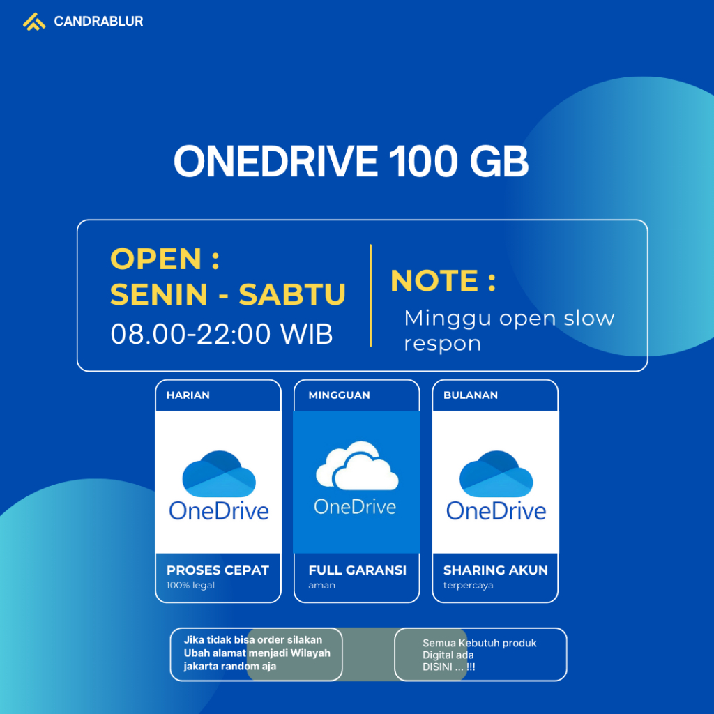 Jual Original OneDrive Premium Full Garansi - CDB | Shopee Indonesia