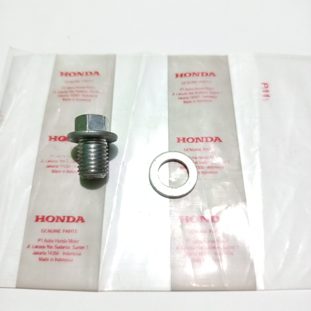 Jual Baut Tap Oli Baut pembuangan oli bawah plus ring 12MM bolt drain ...