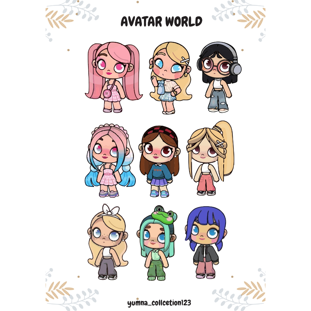 Jual Paper Doll Avatar World character | Shopee Indonesia