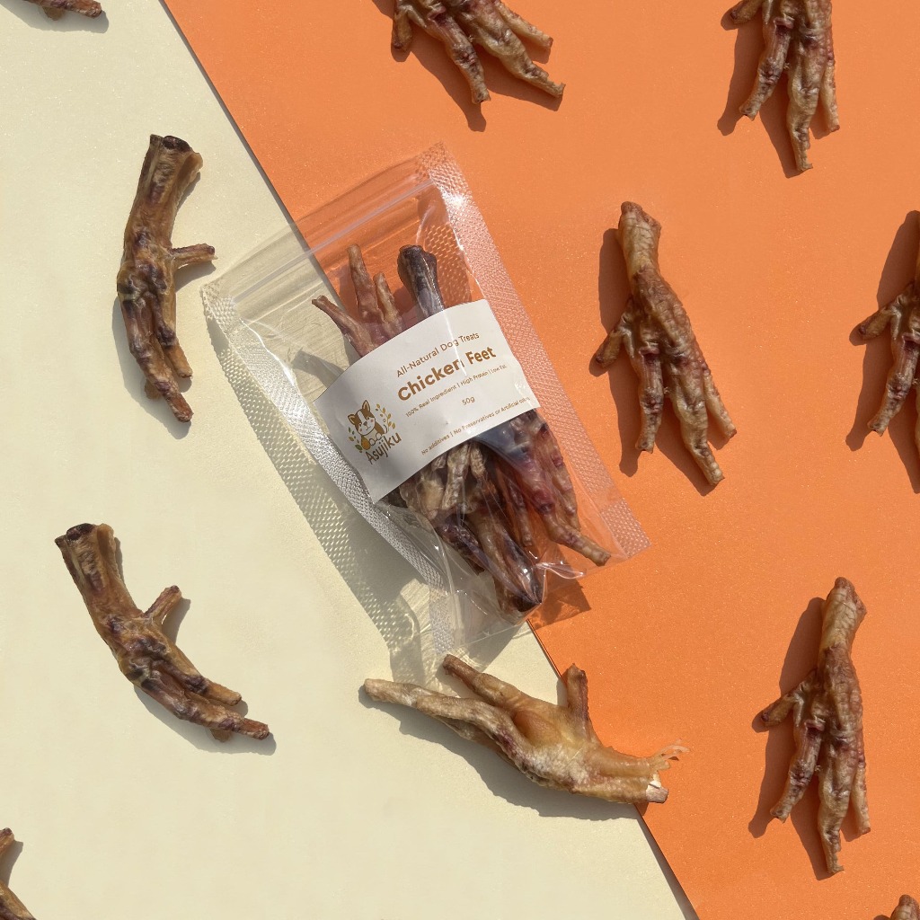 Jual Asujiku Air Dried (Dehydrated) Chicken Feet / Ceker Ayam Kering 50 ...