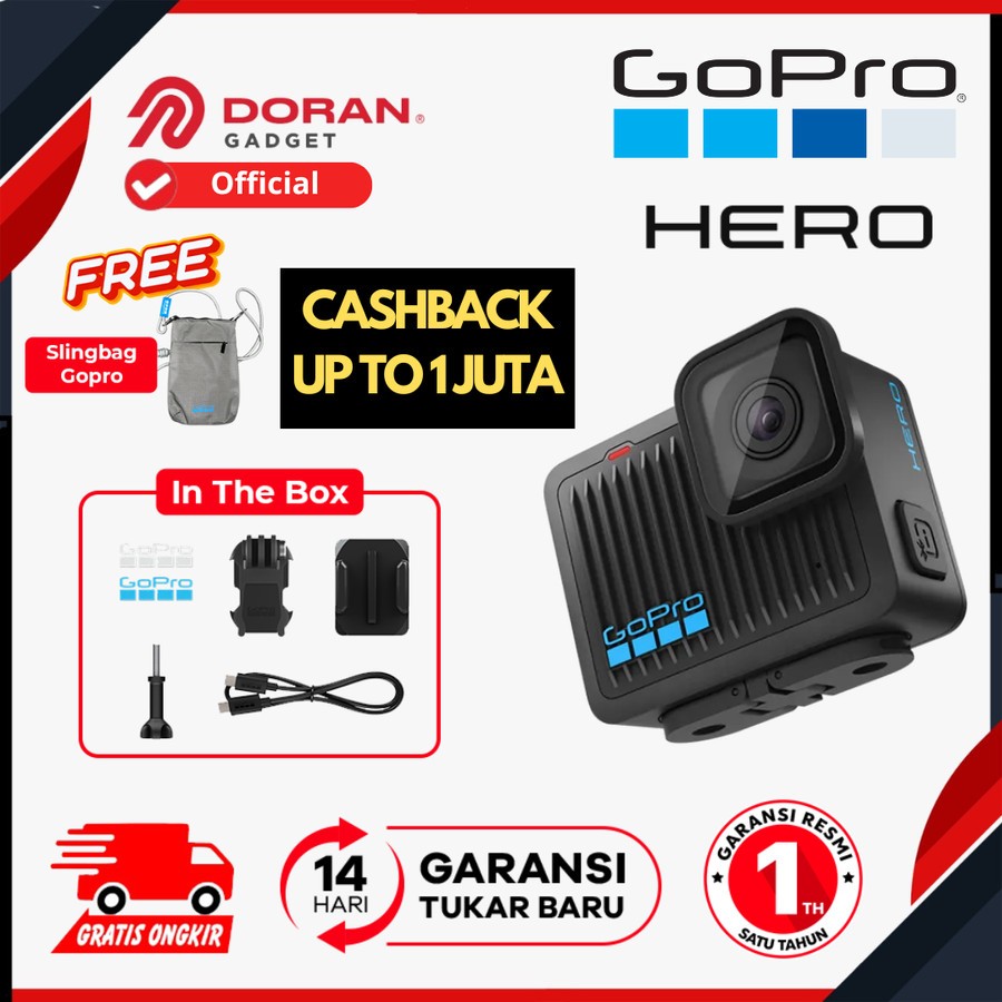 Jual GoPro Hero Action Camera Action Cam Go Pro Hero - Garansi Resmi | Shopee Indonesia