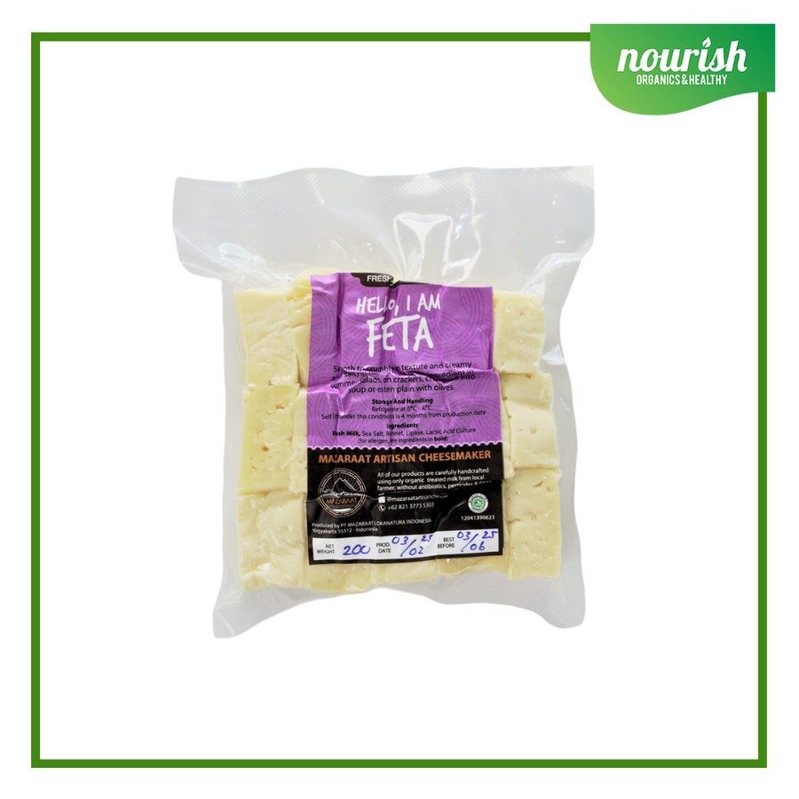 Jual Mazaraat FETA 200 Gram ( Fresh Cheese ) | Shopee Indonesia