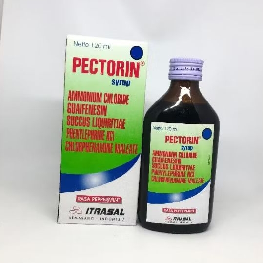 Jual PECTORIN SIRUP 120ML ITRASAL / OBH OBAT BATUK BERDAHAK DAN PILEK ...