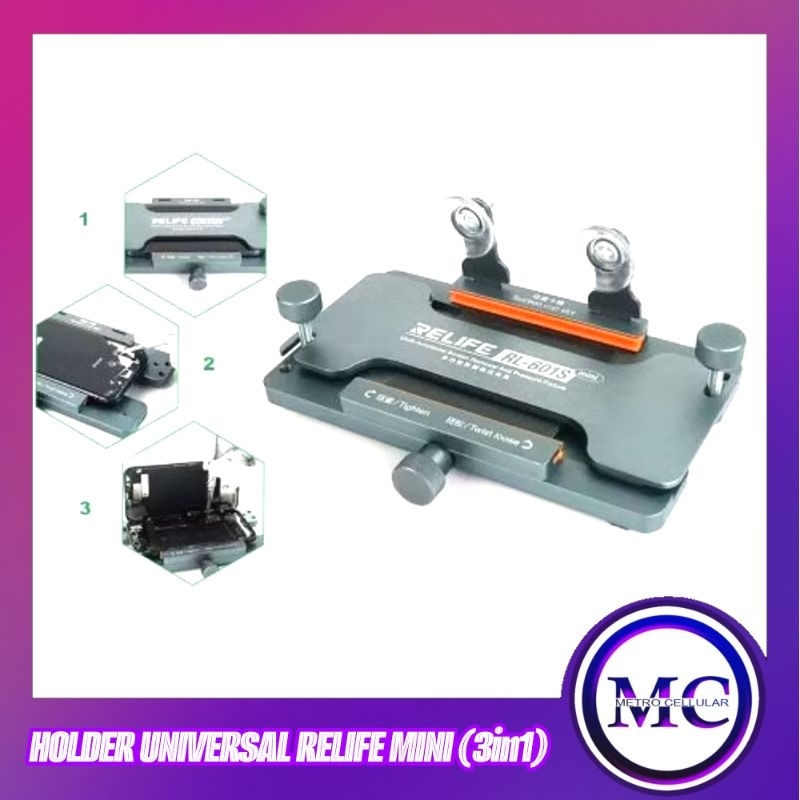 Jual HOLDER UNIVERSAL RELIFE RL-601S MINI (3IN1) | Shopee Indonesia