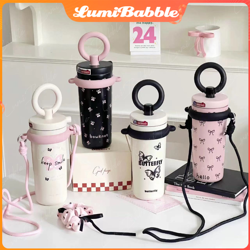 Jual Tumbler Stainless Circle Handle With Strap 720ml SUS316 / Tumbler Stainless Handle Tali ...