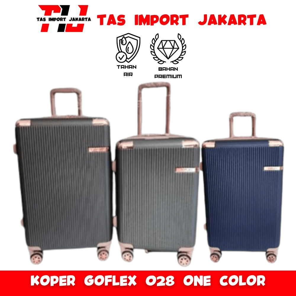 Jual Koper Fiber Import Travel Gate 028 / Goflex Premium ORI, TSA Cabin ...