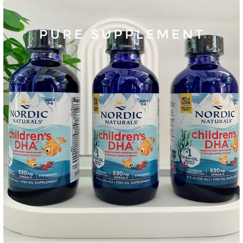 Jual Nordic Naturals Children's DHA 119ml 237ml free Stiker mainan Baby ...