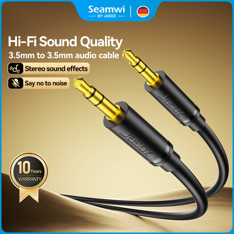 Jual Seamwi Kabel Aux Audio 3.5mm Male to Male Hi-Fi Sound Quality ...
