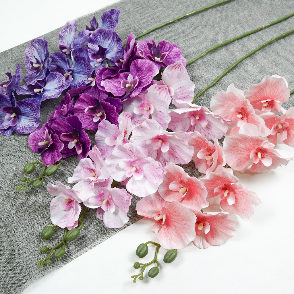 Jual ANGGREK OMBAK X9 / CATTLEYA ARTIFICIAL FLOWER / BUNGA ANGGREK ...