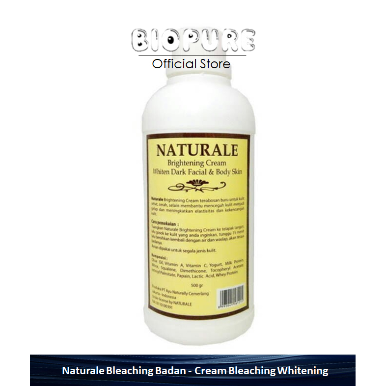 Jual BIOPURE - Naturale Bleaching Badan - Cream Bleaching Whitening ...