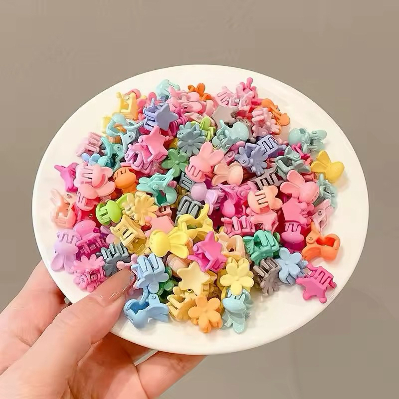 Jual 10pcs Jepit Rambut Mini Anak Warna-Warni Karakter Kecil Lucu ...