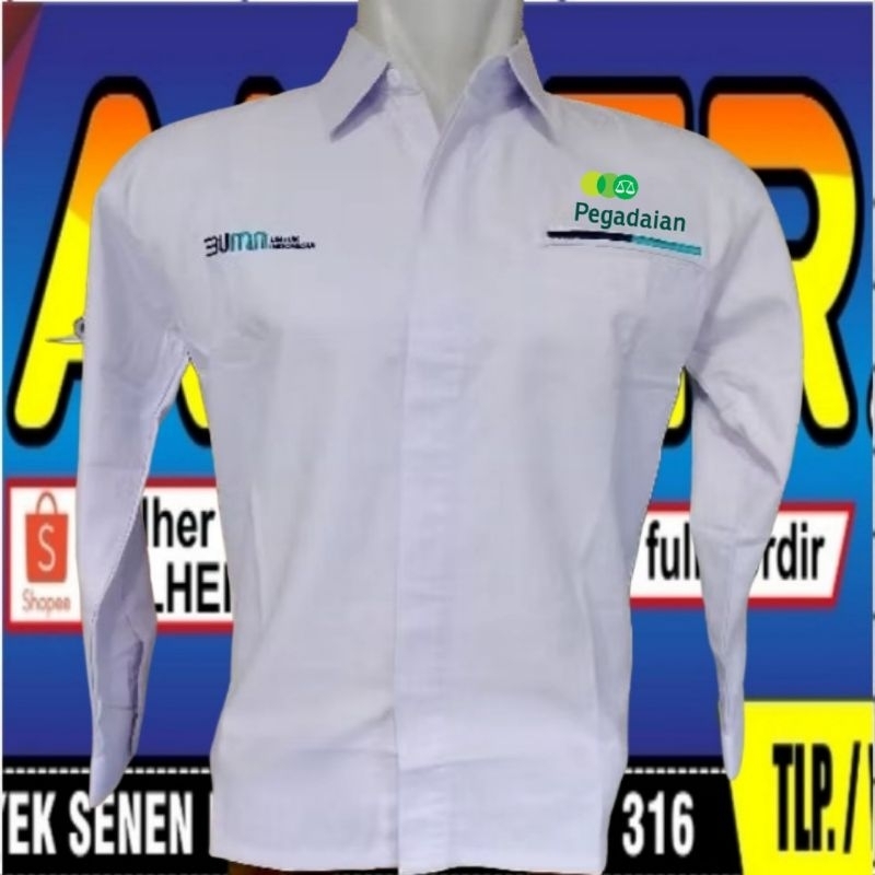 Jual kemeja pegadaian baju pegadaian seragam pegadaian Pdh pegadaian ...