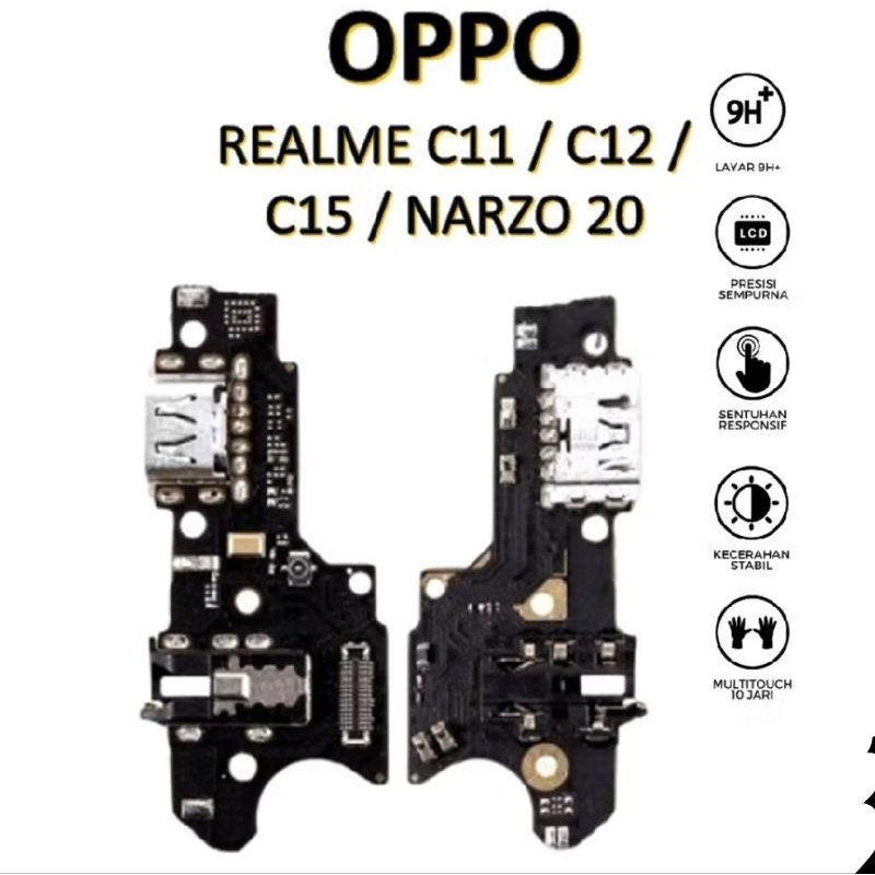 Jual FLEXIBEL FLEKSIBEL BOARD CHARGER PAPAN CAS REALME C11 / C12 / C15 / NARZO 20 PCB KONEKTOR ...