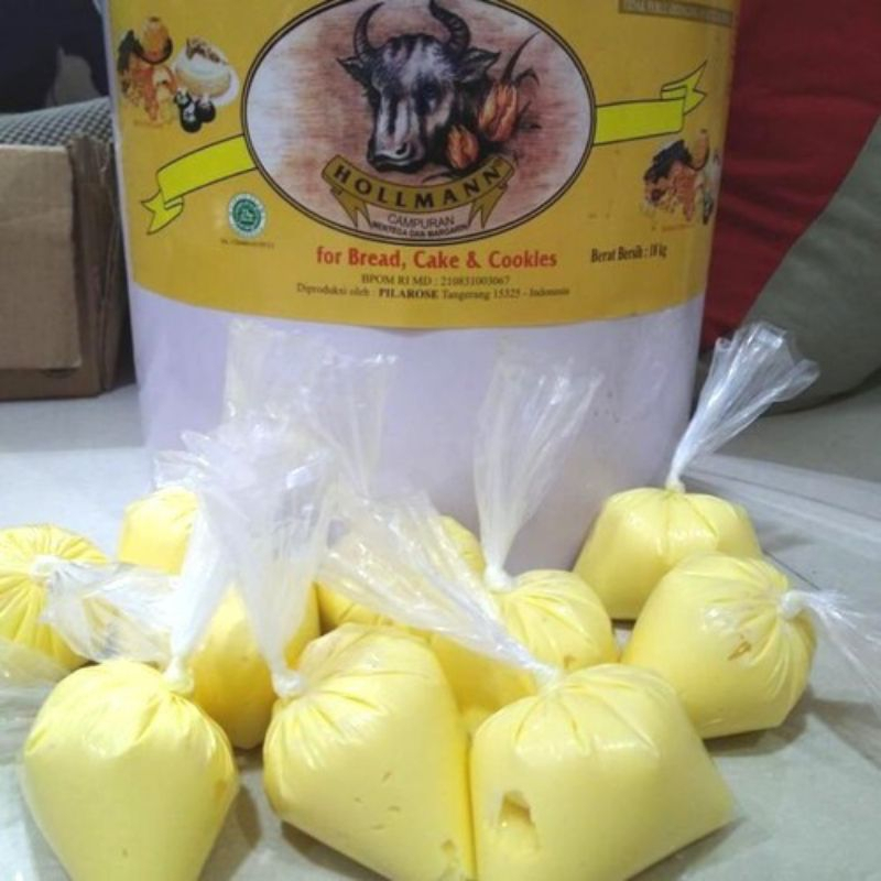 Jual butter hollman / margarine hollman butter repack 1kg | Shopee ...