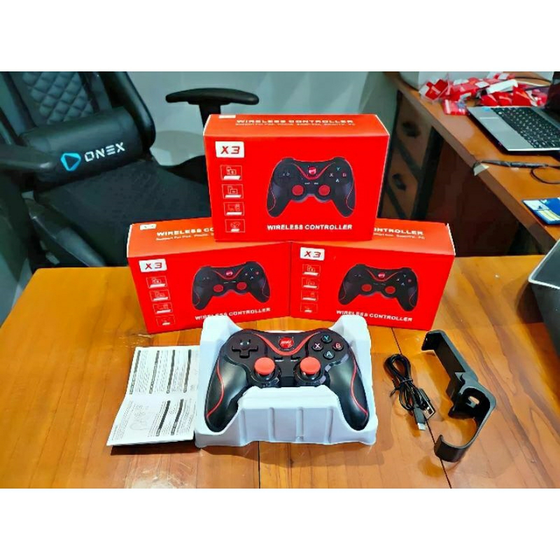 Jual (COD) Gamepad X3 Wireless Controller Gamepad Joystick Bluetooth ...