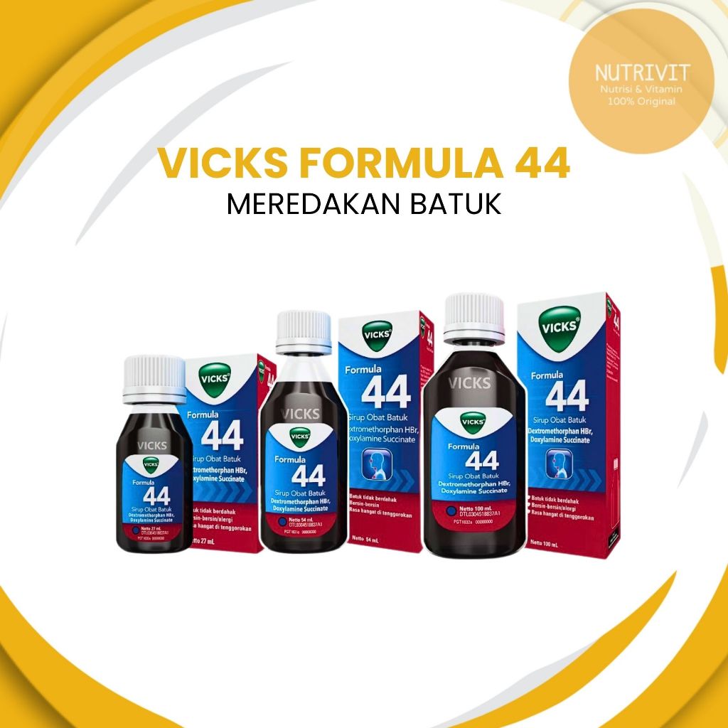 Jual Vicks Formula 44 Sirup Obat Batuk | Shopee Indonesia