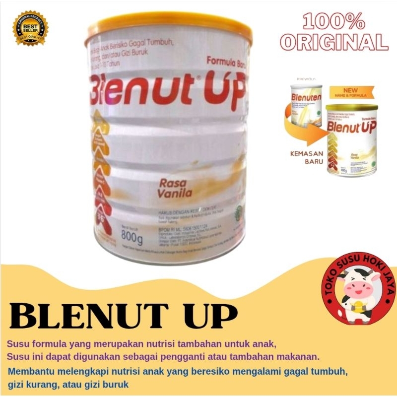 Jual BLENUT UP 800 GRAM SUSU ASAM AMINO NON LAKTOSA ANAK GAGAL TUMBUH ...