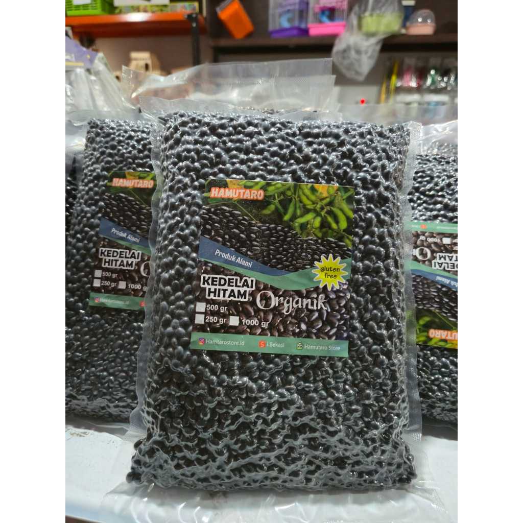 Jual Kacang Kedelai Hitam Organik Black Soy Bean Premium Malika ...