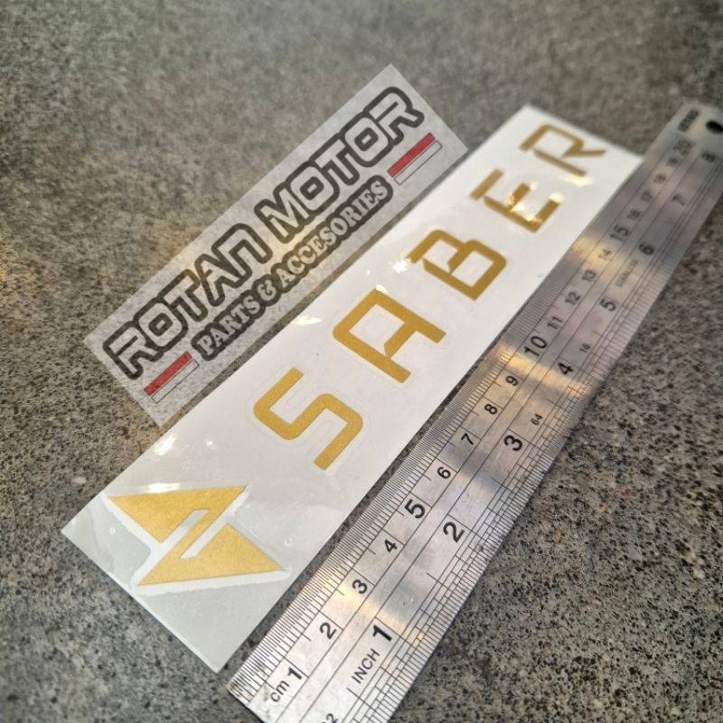 Jual Original Sticker Saber / Sticker Asli Bawaan Saber / Sticker Asli ...