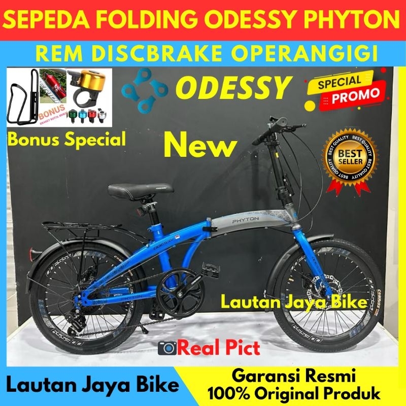 Jual Sepeda Lipat 16 20 Odessy Phyton Rem Discbrake New Free Gift ...