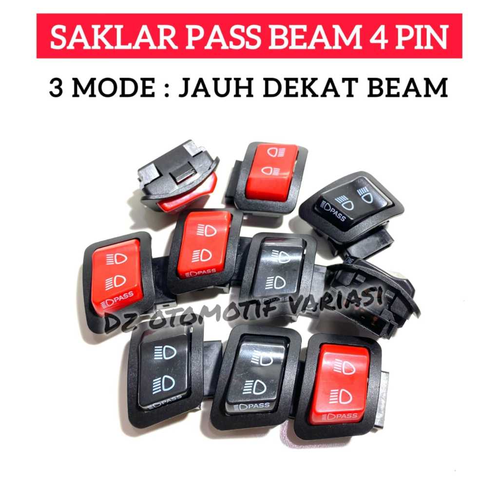Jual Saklar Pass Beam 4 Pin Tombol Pass Beam Motor Honda Saklar Vietnam ...