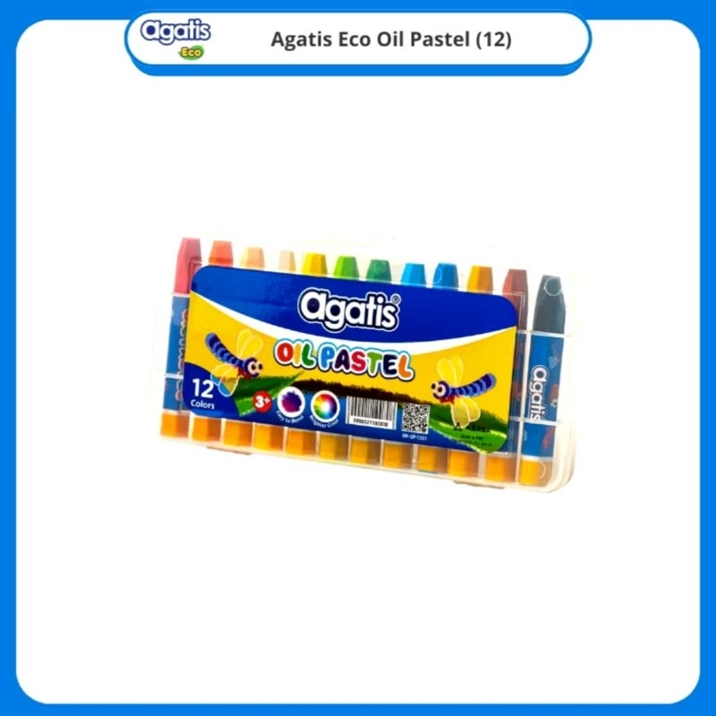 Jual CRAYON MURAH AGATIS ECO 12 WARNA | Shopee Indonesia