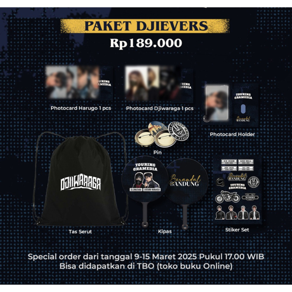 Jual Merchandise Novel Berandal Bandung | Shopee Indonesia