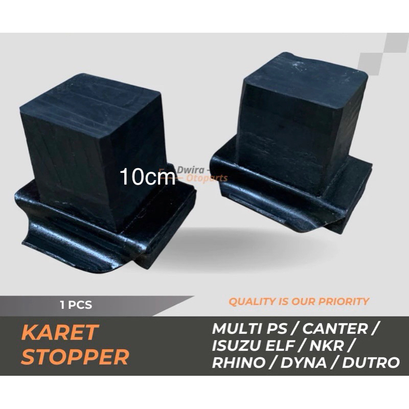 Jual Karet Stopper Depan bahan ban MULTI PS/CANTER/ISUZU ELF/NKR/DYNA/RHINO/DUTRO (TINGGI 10cm ...