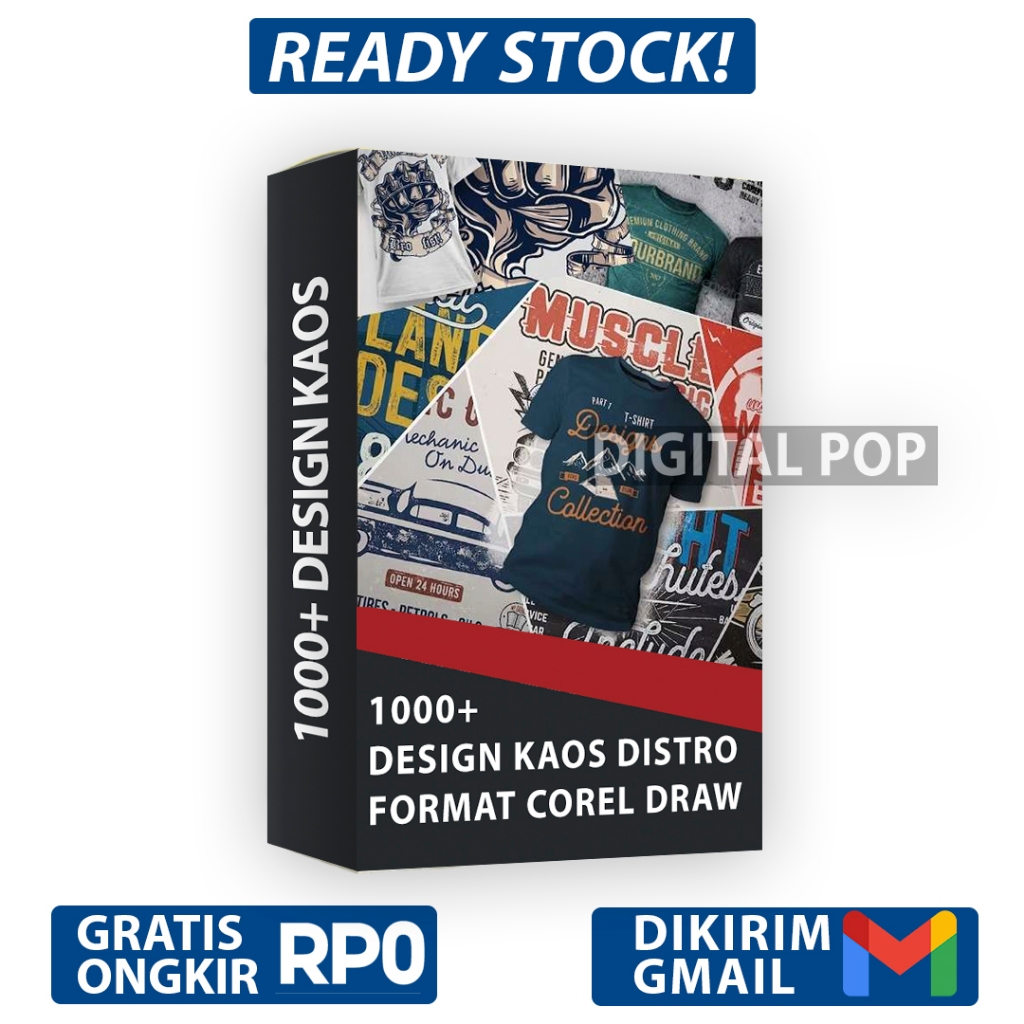 Jual 1000+ Design Kaos Distro - Format Corel Draw | Shopee Indonesia
