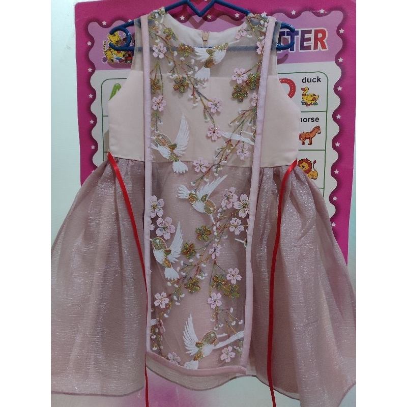 Jual poppuri dress anak seperti baru UK 4 | Shopee Indonesia