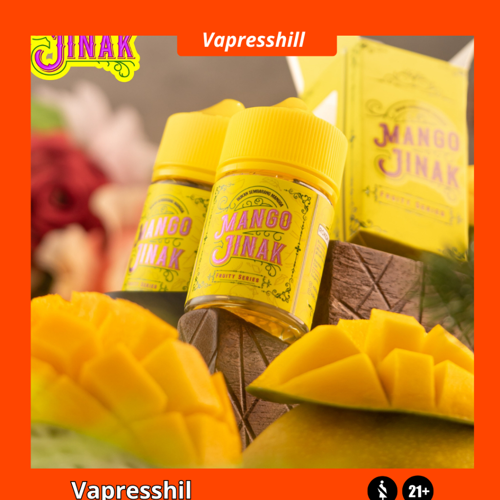 Jual MANGO JINAK NEW SERIES LIQUID FREEBASE 60ML 100% ORIGINAL | Shopee ...