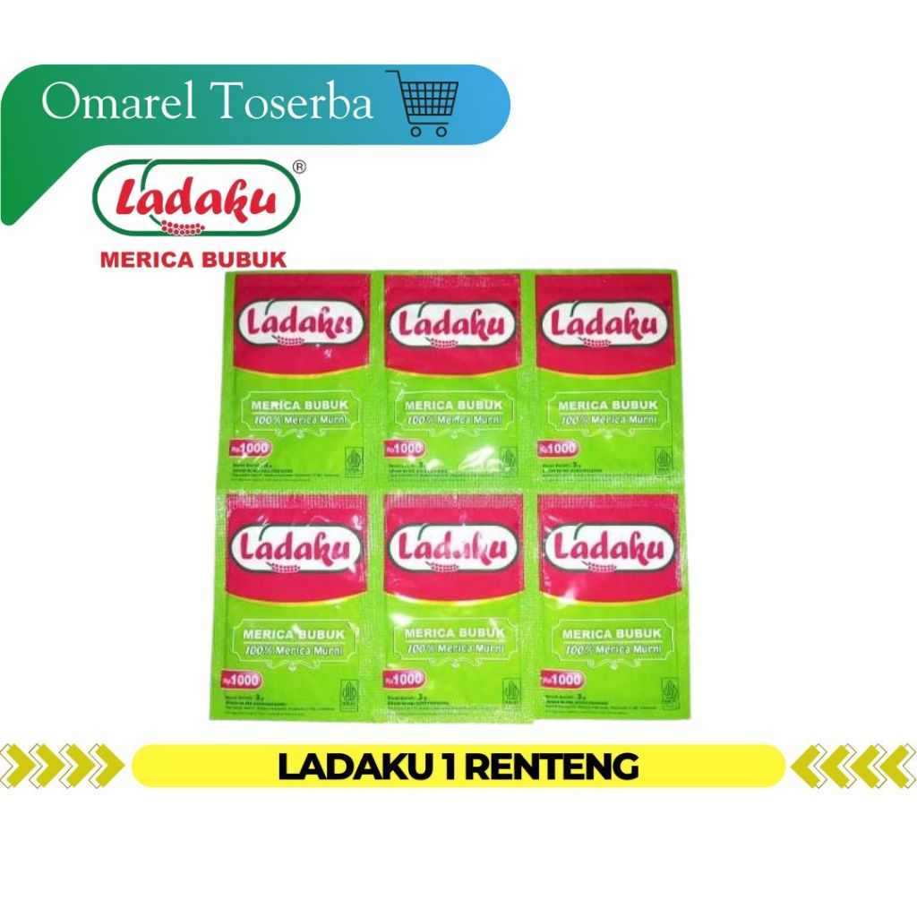 Jual LADAKU MERICA BUBUK SACHET (1renteng = 12pcs) | Shopee Indonesia