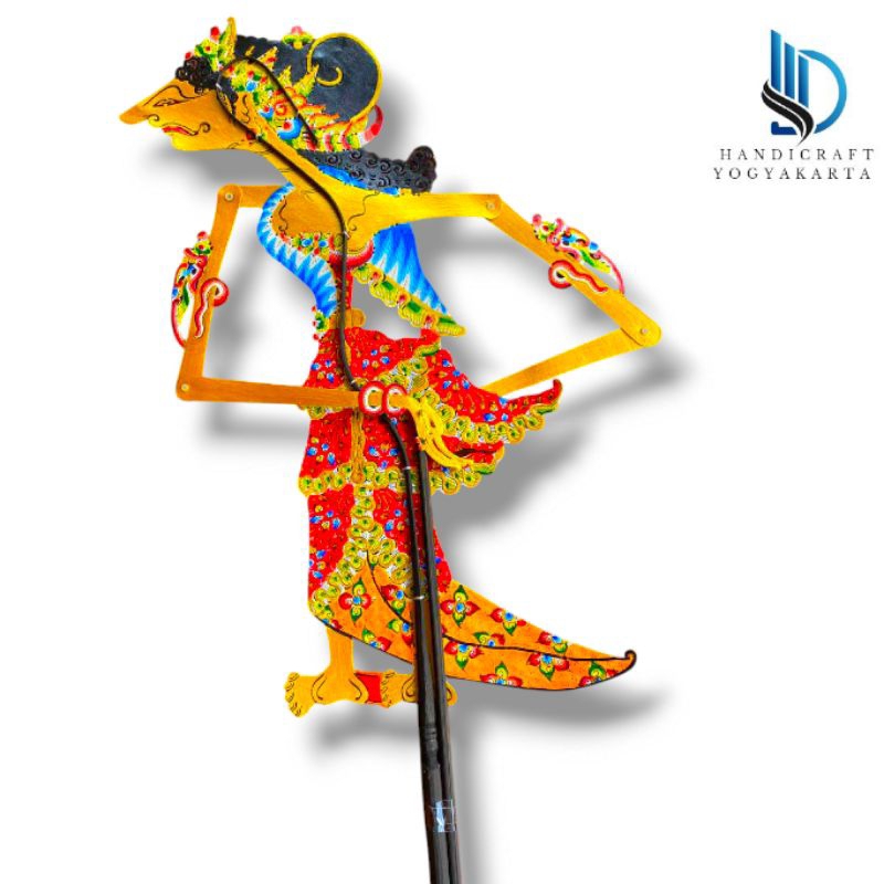 Jual kerajinan tangan wayang kulit sapi tinggi wayang 50 cm | Shopee ...