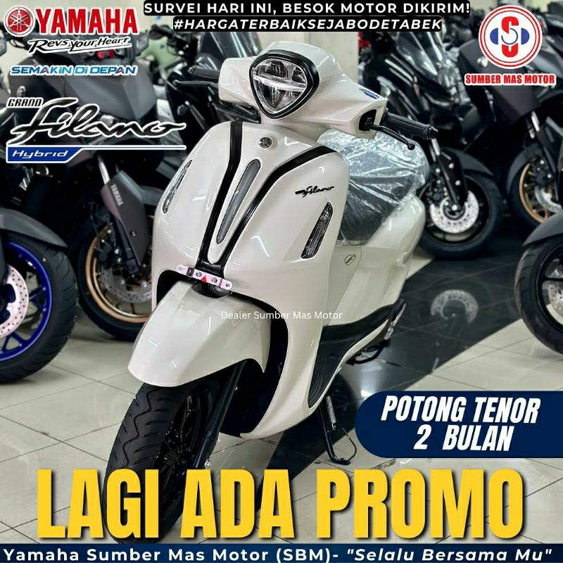 Jual Kredit Yamaha Grand Filano Neo White Keyless | Shopee Indonesia