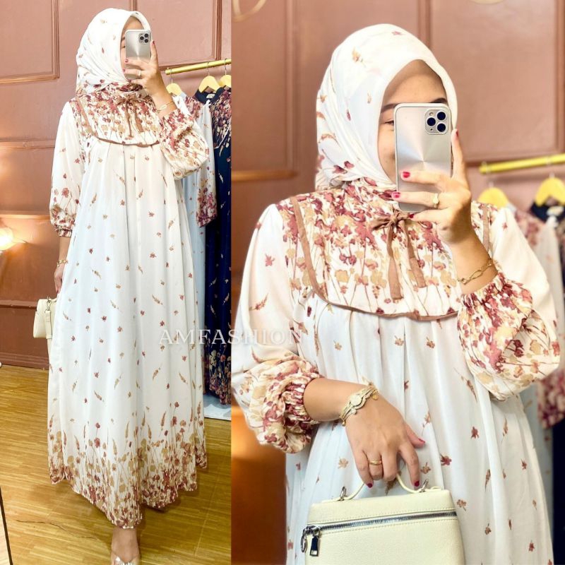 Jual Gamis Ceruty Premium Gradasi Warna /Gamis Ceruty Babidoll Premium ...