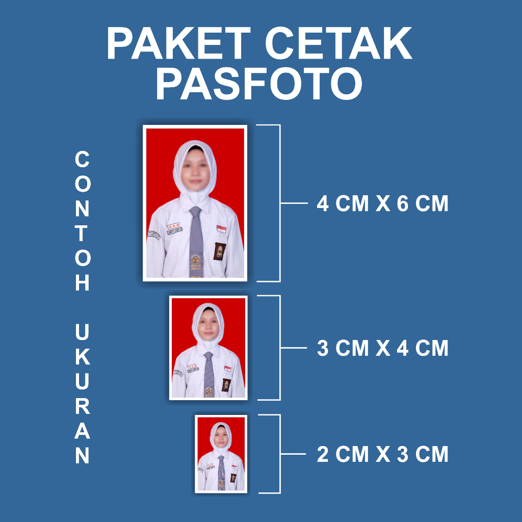 Jual CETAK PAS FOTO 2X3, 3X4, 4X6 | Shopee Indonesia