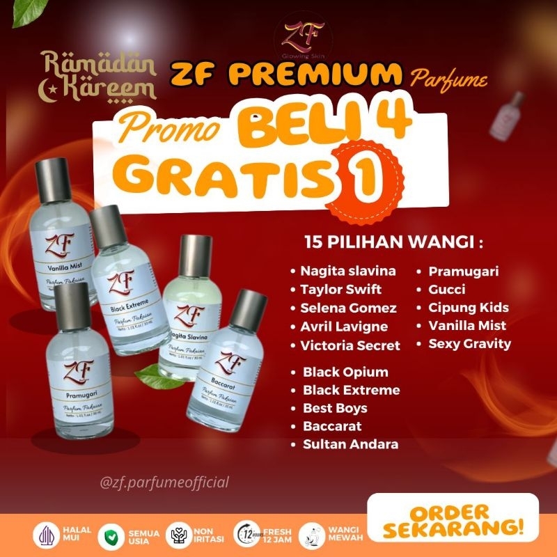 Jual Parfum ZF viral, Parfum ZF Premium Original | Shopee Indonesia