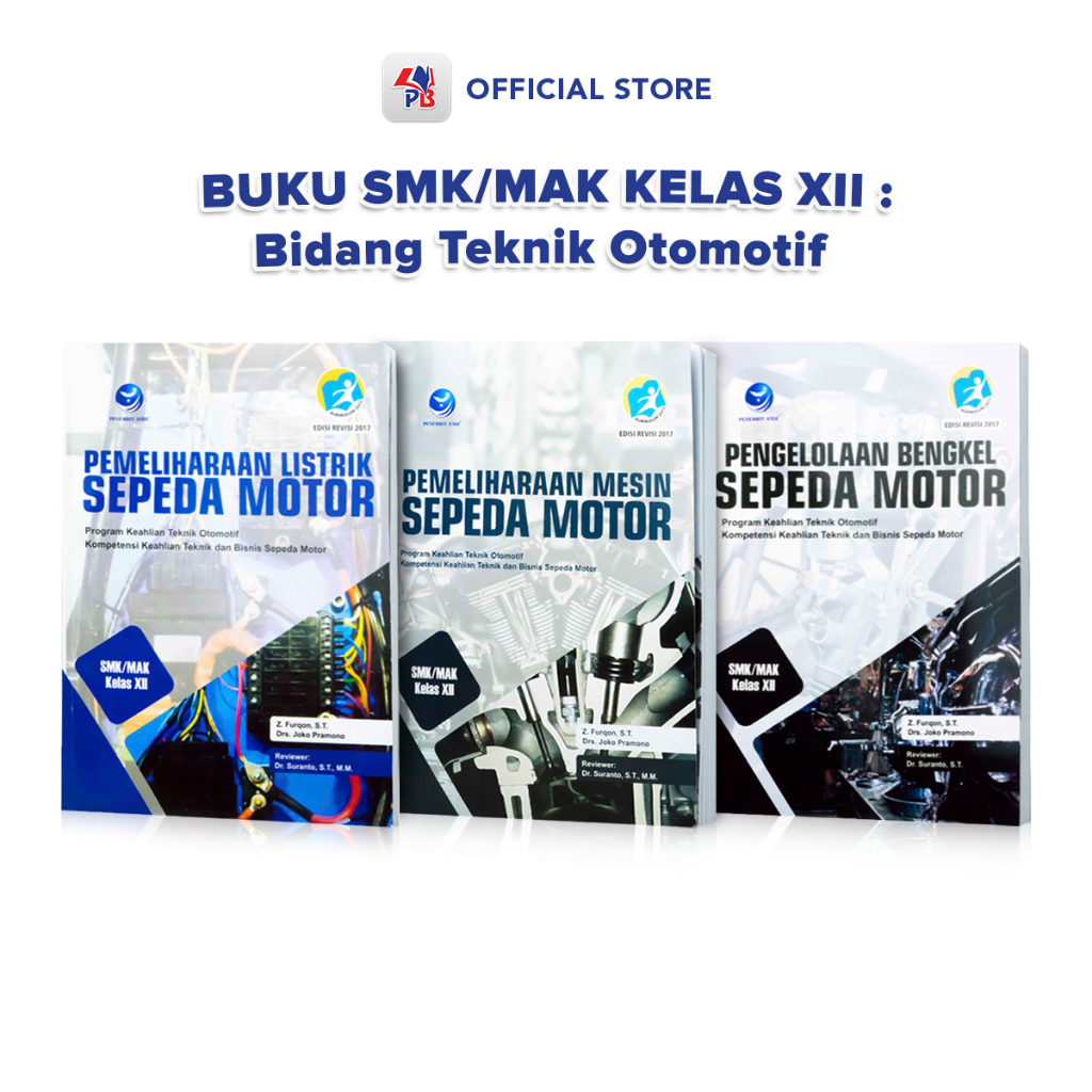Jual Buku SMK MAK Kelas XII Bidang Teknik Otomotif Pemeliharaan Listrik Mesin Sasis dan ...