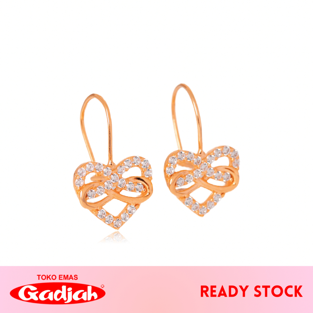 Jual Anting Emas Kawatan Love Infinity Mata Tabur Ft Polos - Toko Emas ...
