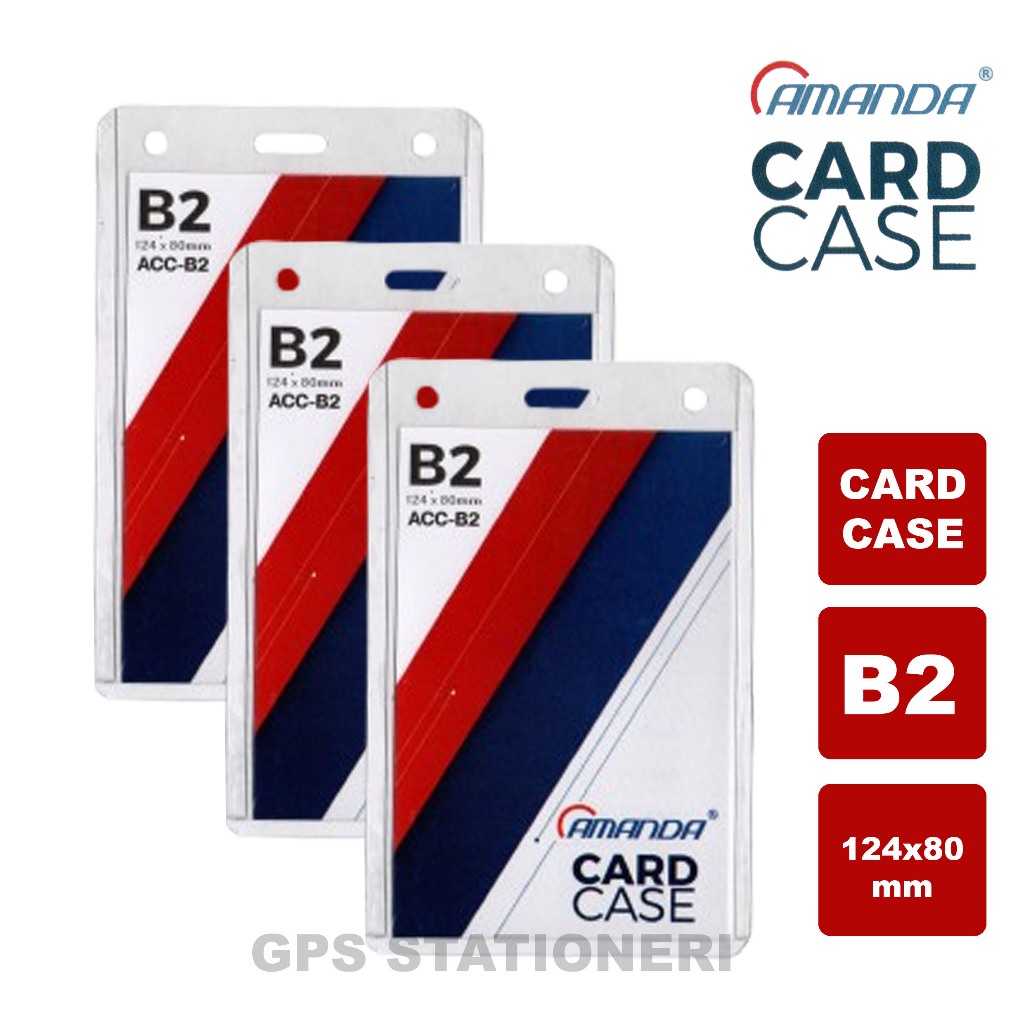 Jual Card Case B2 / ID CARD B2 / Name Tag B2 Amanda ACC-B2 124x80mm 1 ...