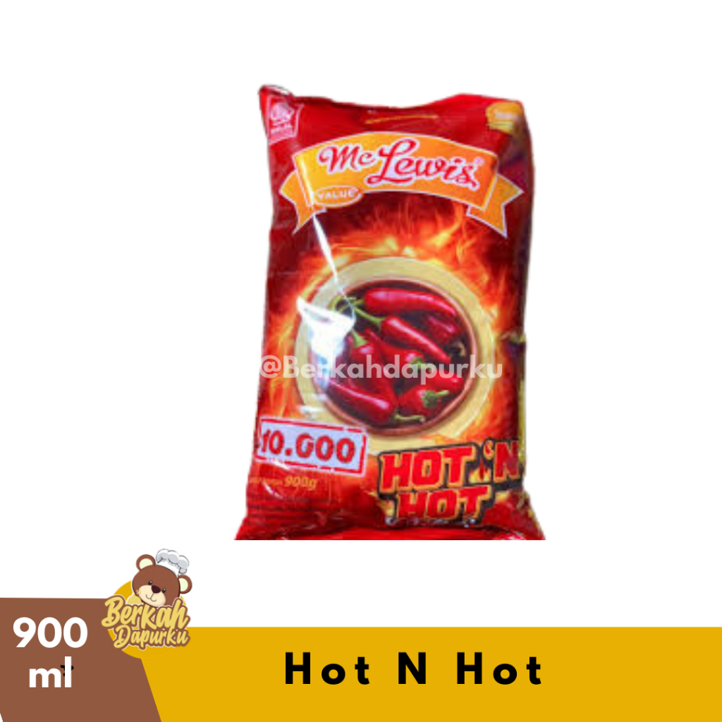 Jual Mc Lewis Hot N Hot 900gr New Saus Cabai Murah | Shopee Indonesia