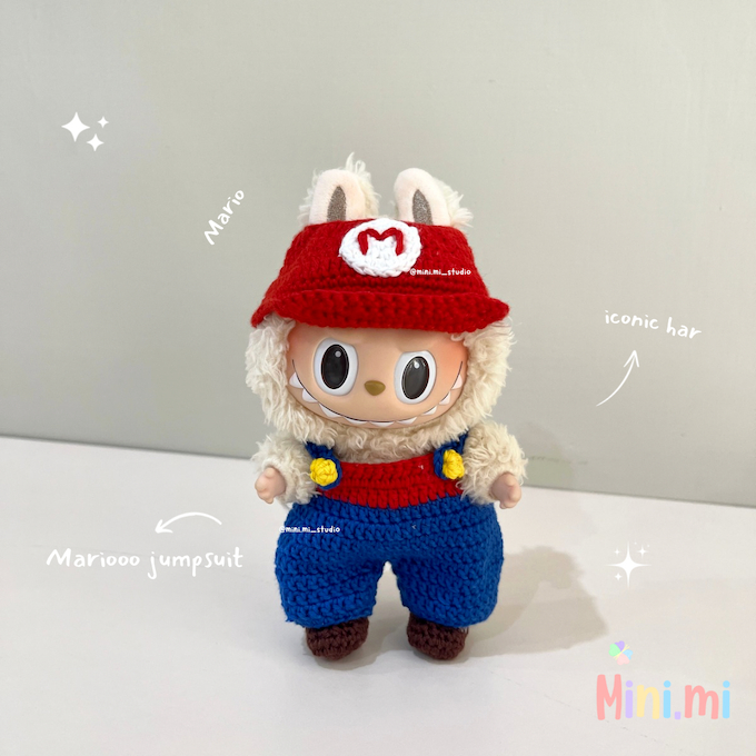 Jual BAJU LABUBU MARIO | Labubu shirt | Labubu Costume v1 v2 | Shopee ...