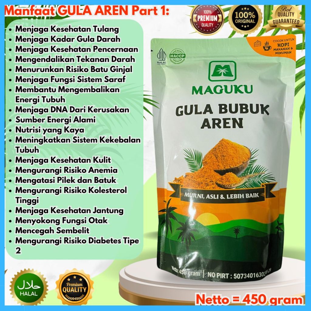 Jual ORIGINAL GULA AREN ORGANIK, COCONUT SUGAR GULA AREN BUBUK ASLI 100 ...