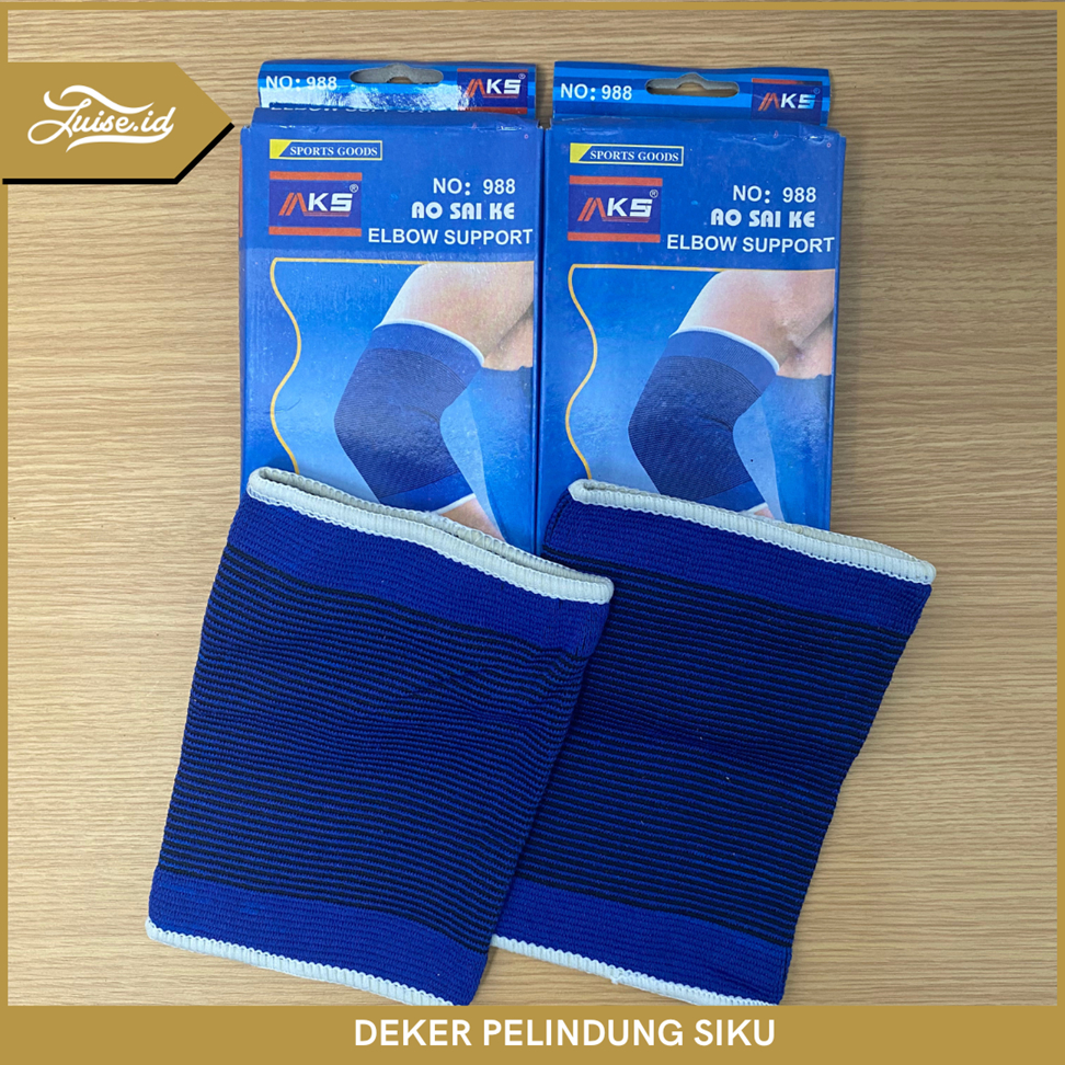 Jual Deker Pelindung Siku Tangan Elbow Support / Deker Siku Fitness ...